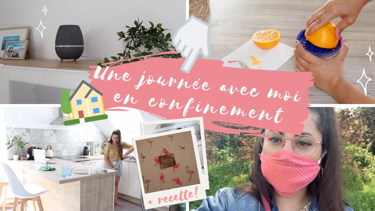 UNE JOURNÉE AVEC MOI en confinement 🏡⎜TRAVAIL, MÉNAGE, RANGEMENT... ⎜Merry - YouTube