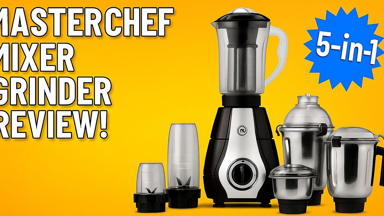 Unboxing and Honest review of MasterChef mixer grinder/ Flipkart ...
