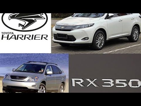 Toyota HARRIER VS LEXUS RX 350 - YouTube
