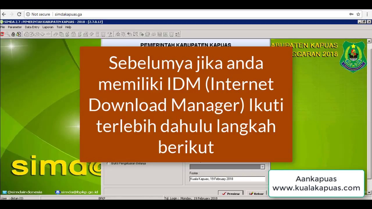 Panduan Simda Online Kabupaten Kapuas - YouTube