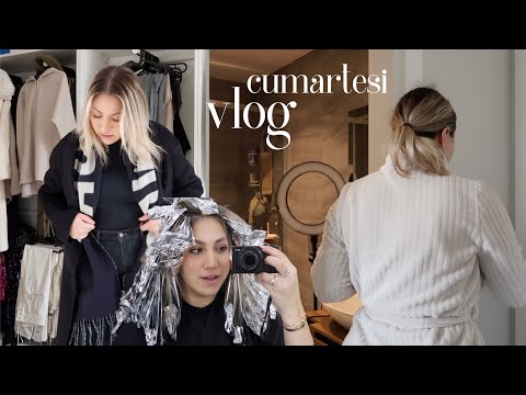 BÖYLE Bİ KARAR ALDIM!🤓| benimle hazırlanın & konuşalım, saçlarımı yaptırdım, cumartesi gecesi vlog