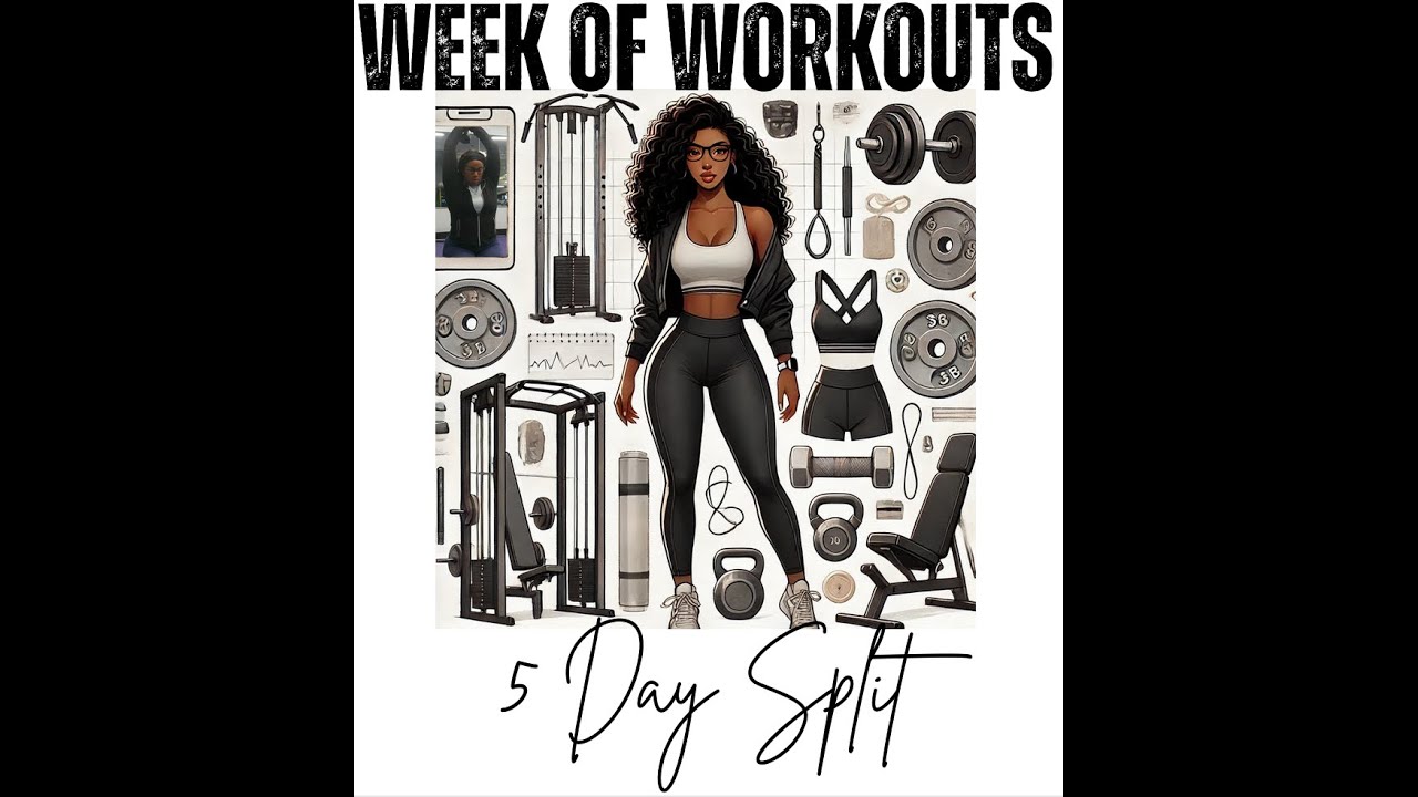 A Week of Workouts | 5 Day Gym Split - YouTube