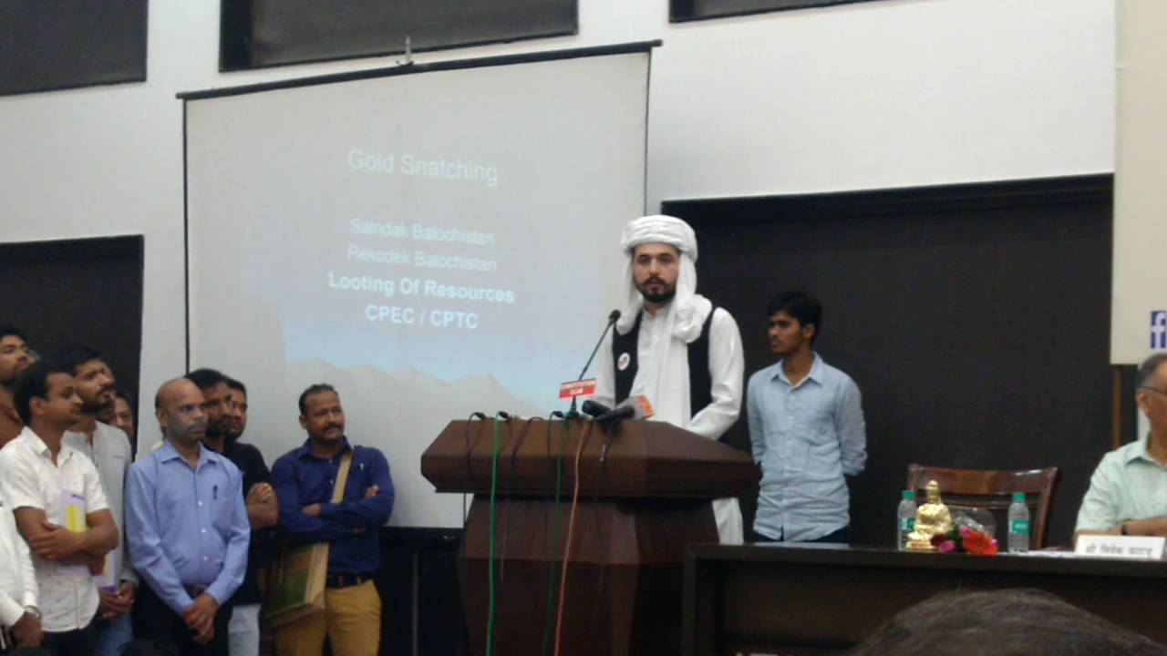 Mazdak Dilshad Baloch introducing Baloch Movement 3 - YouTube