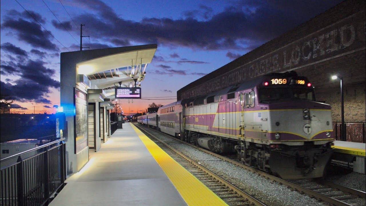 Opening Night of the New Chelsea MBTA Commuter Rail Station - YouTube