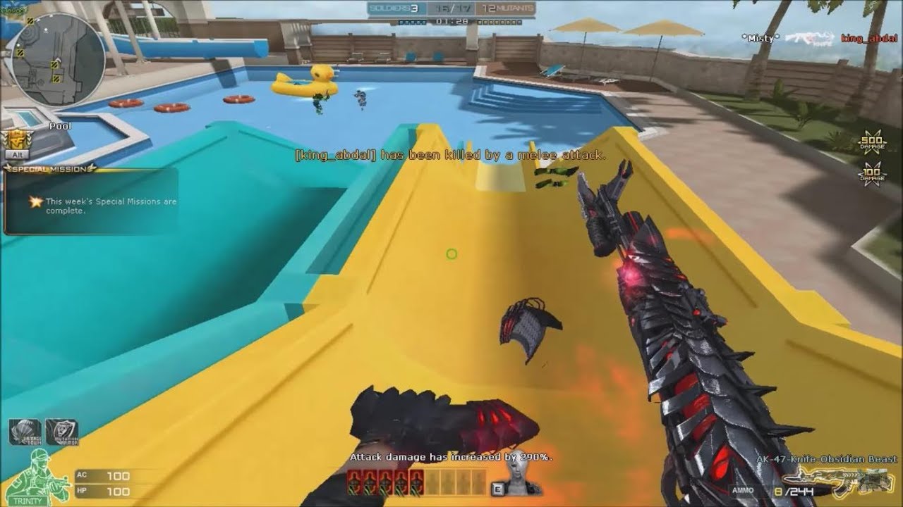 Crossfire NA/UK : (NEW VIP) AK 47 - Knife Obsidian Beast in HMX ...
