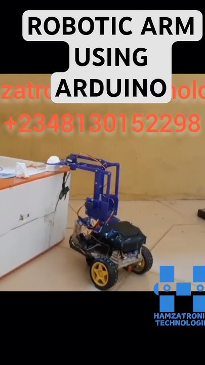 Remote control 4 DOF robotic arm using Arduino #diy #shorts #arduino #Hamzatronicstechnologies ...