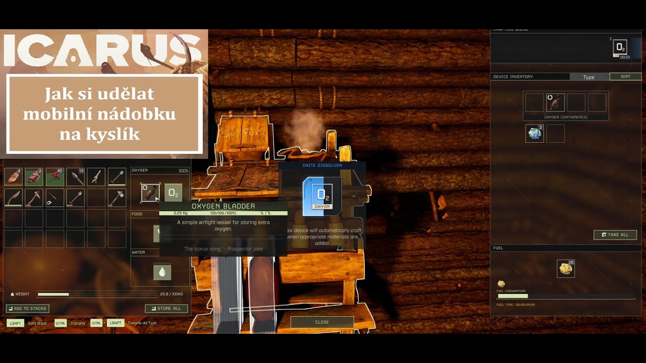 ICARUS CZ | Jak si udělat mobilní nádobku na kyslík | Oxite Dissolver ...
