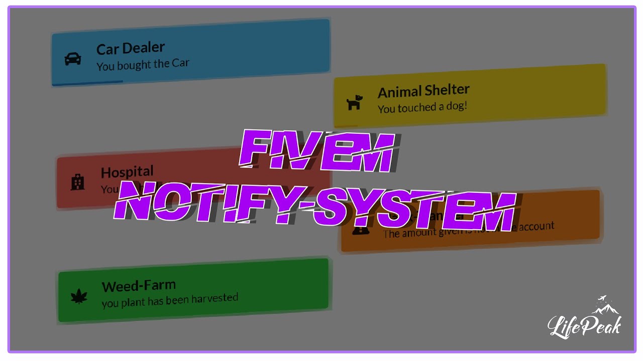 FiveM Notify Script Fully Configurable LifePeak Scripts YouTube fivem-notify-script-fully-configurable-lifepeak-scripts-youtube