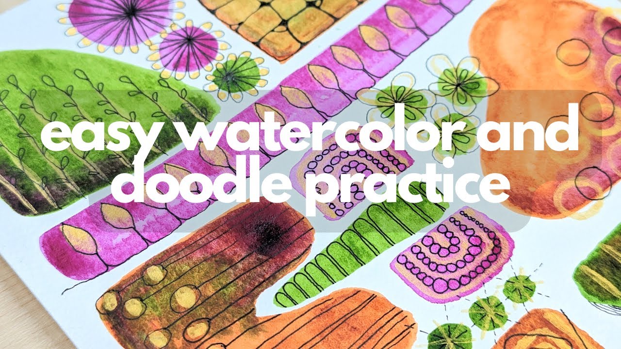 Paint And Doodle Practice - YouTube