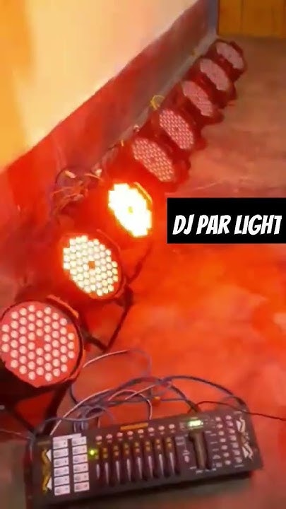 8 Par Light Single Running In Dmx 512 #djlight #parlight #dmx512 #lightshow #viralvideo #djvlog ...