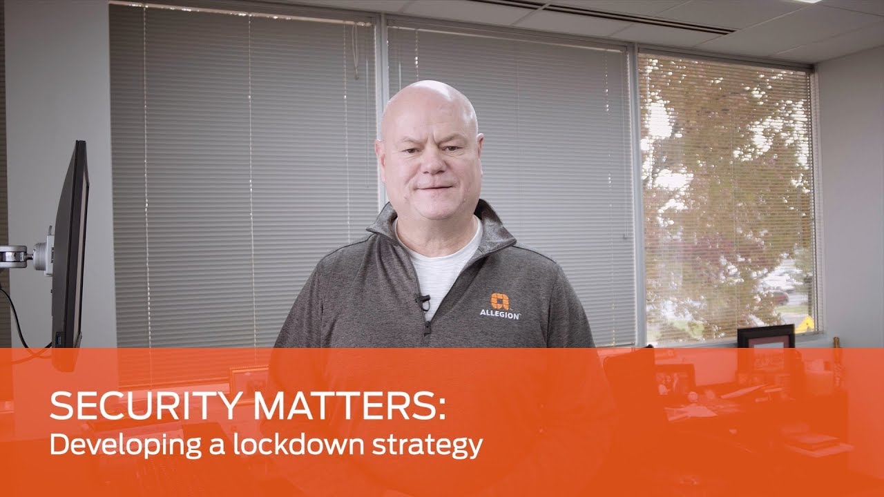 Security Matters: Developing a lockdown strategy - YouTube