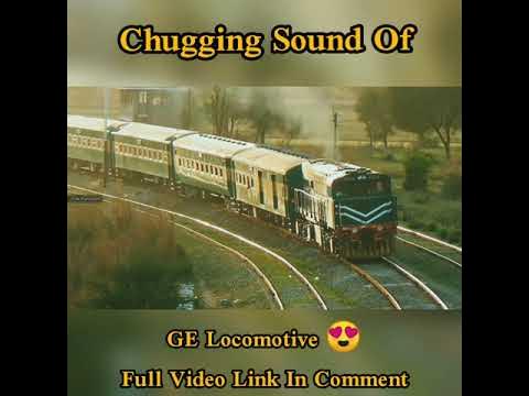 Chugging Sound Of GE Locomotive #shorts - YouTube