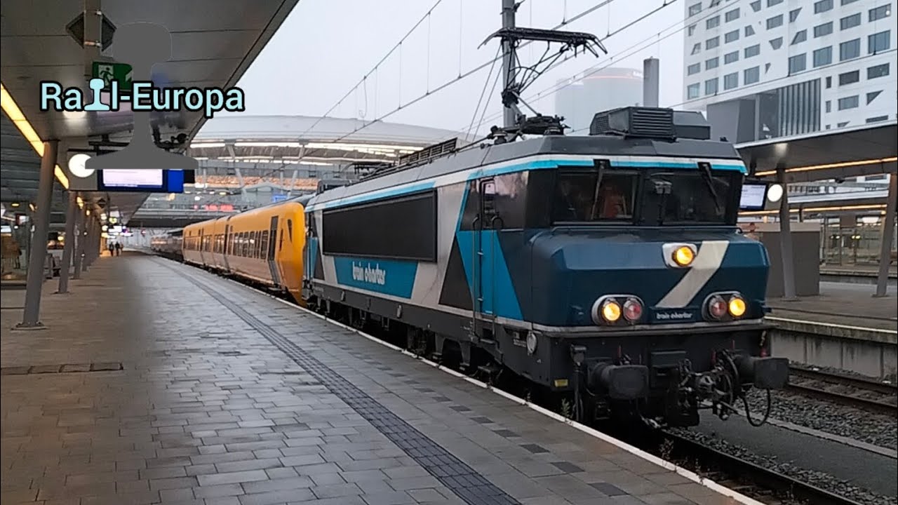 TCS 101003 + NSM DM'90 (Buffel) 3426 vertrekt uit Utrecht Centraal ...