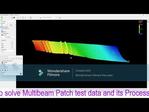 Multibeam Survey patch test data processing and Solving - YouTube