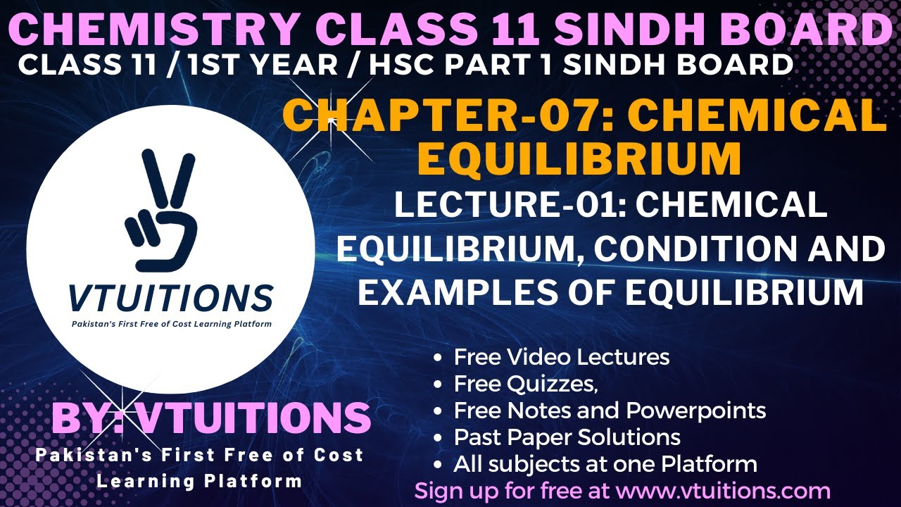 Chemical Equilibrium, Condition and Examples of Equilibrium | Chemical ...