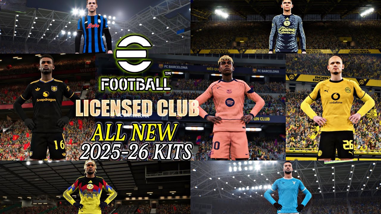 All Official Partner Club New Kits 2025/26 in eFootball 2026 😍 Best ...