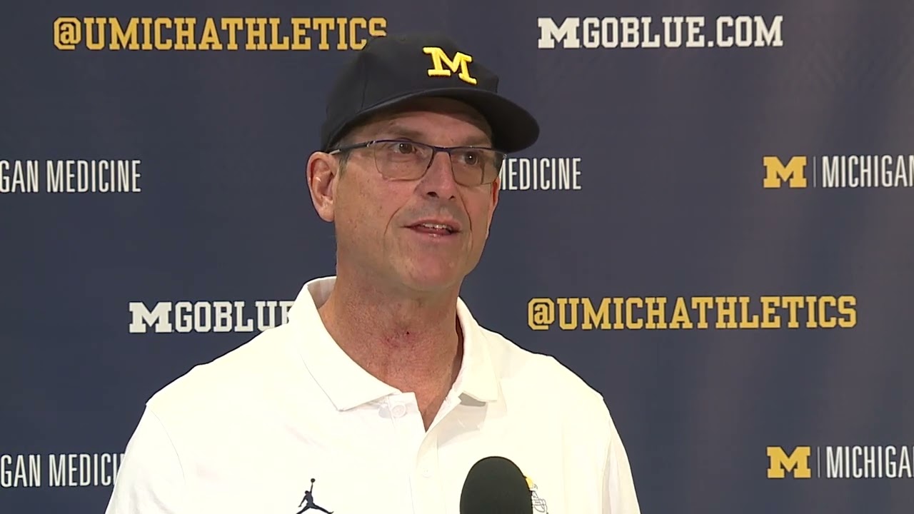 Jim Harbaugh loves Michigan's sunglasses celebration, admits he didn't ...