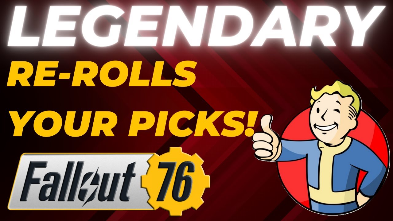Community Picks! Legendary Rolls In Fallout 76! - YouTube