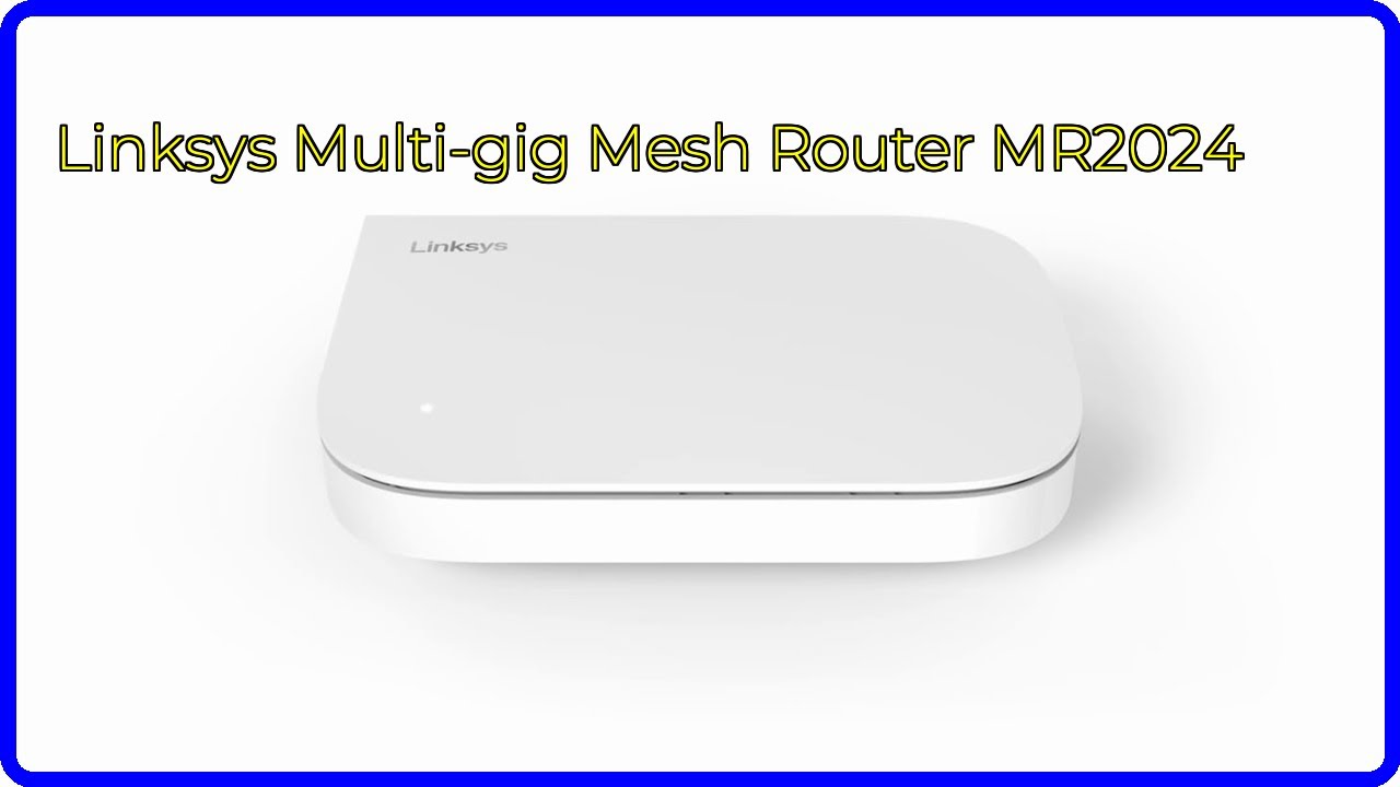 REVIEW (2024): Linksys Multi-gig Mesh Router MR2024. ESSENTIAL details ...