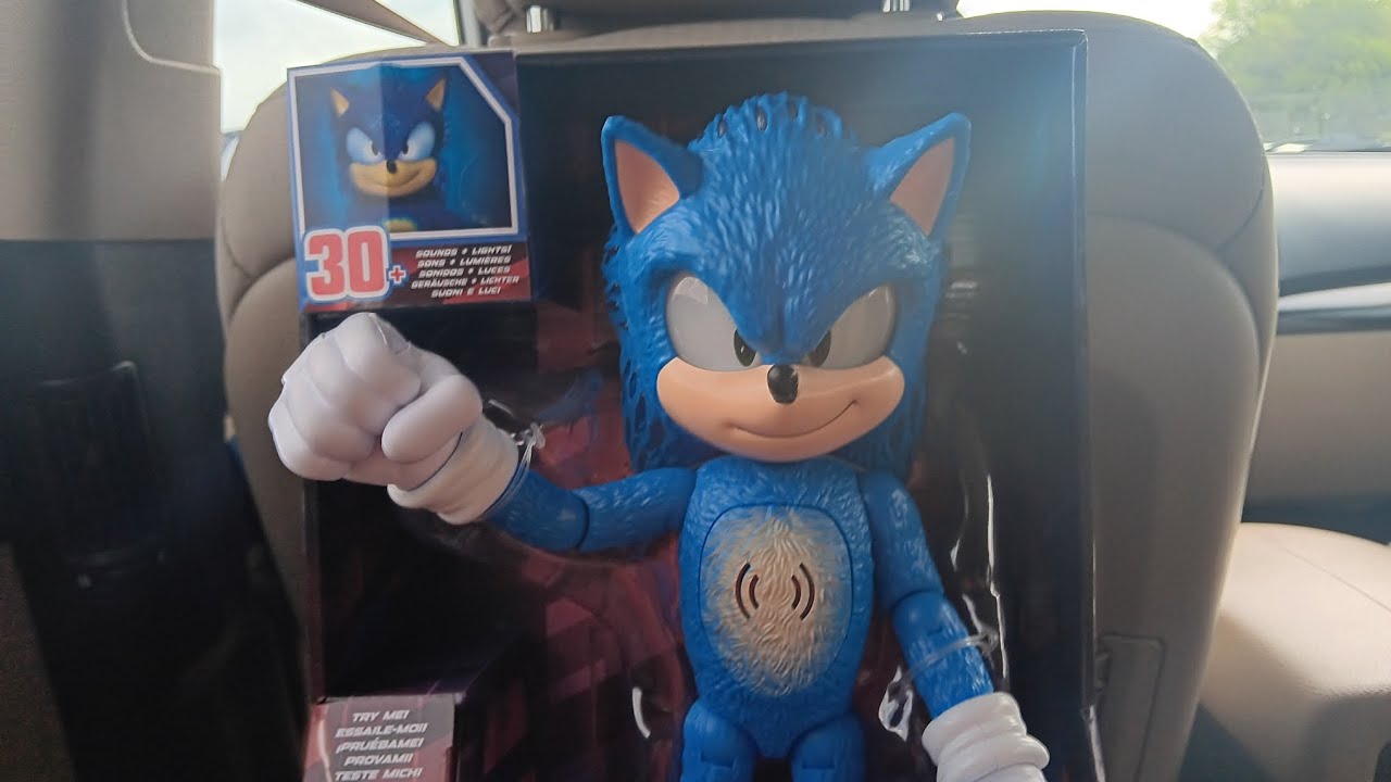 sonic movie 3 talking sonic figure! - YouTube