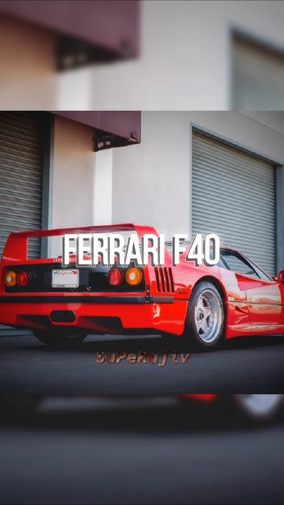 Ferrari F40 Car Edits #5 - YouTube