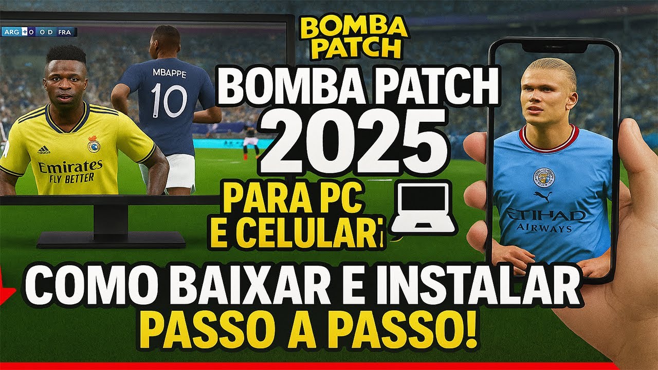 BOMBA PATCH 2025 NO CELULAR E PC FRACO ATUALIZADO ISO PS2 - YouTube