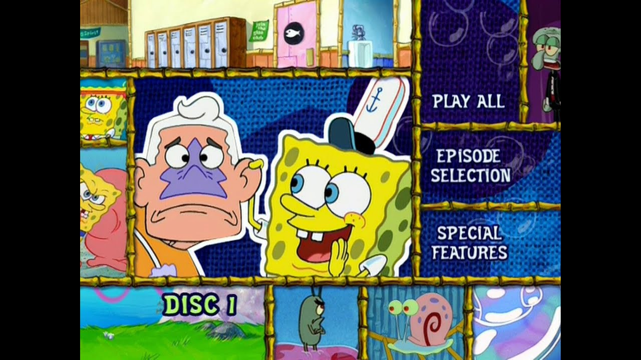 SpongeBob SquarePants™: Season 1 Disc 1 DVD Menu (1080p60) - YouTube