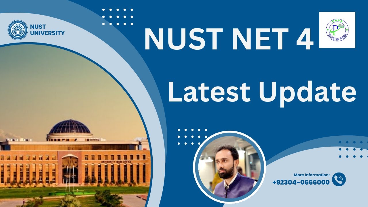 NUST NET 4 Registration 2025 I How to Prepare NUST NET 4 I NUST NET 4 ...