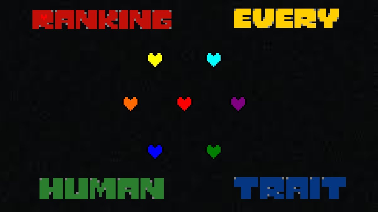 Undertale Fallen Human Soul Trait Ranking Youtube