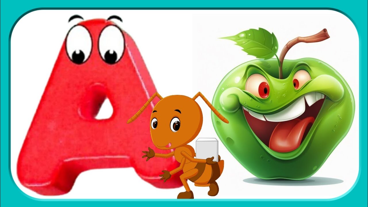 phonics Song for toddlers | A for Apple | A for ant | abc phonics Song ...