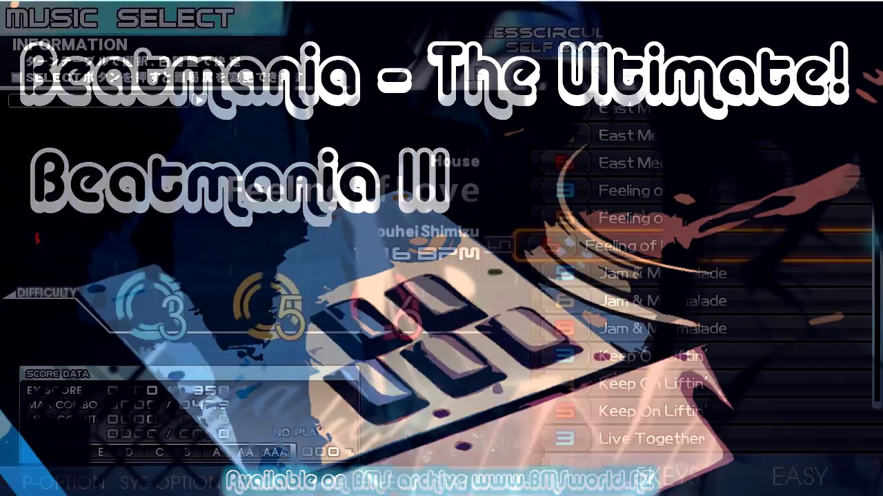 YouheiShimizu - Feeling of Love ♫ Beatmania - The Ultimate! (Beatmania ...