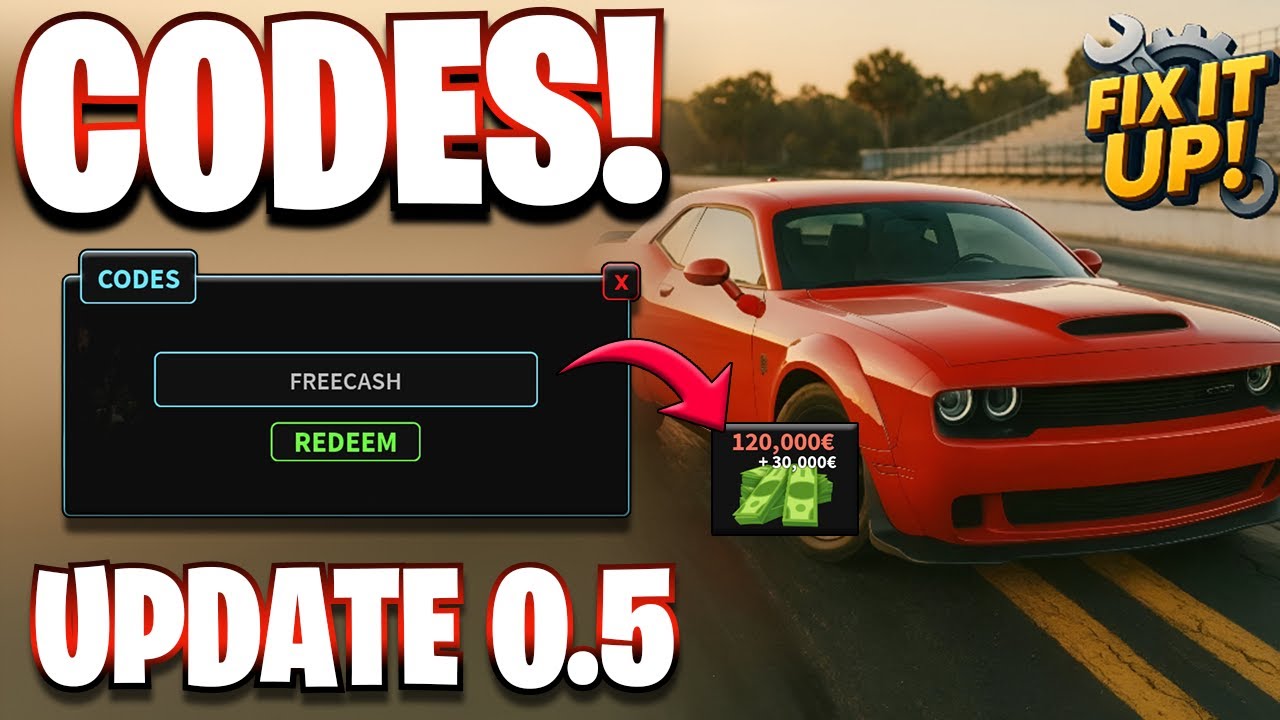 *NEW* ALL WORKING UPDATE 0.5 CODES FOR FIX IT UP IN 2025 - ROBLOX FIX ...