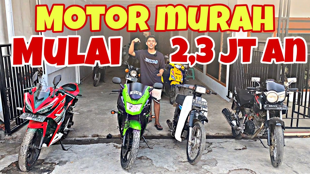 Motor murah harga mulai 2,3 Juta!!! Penjual motor bekas didesa jember ...