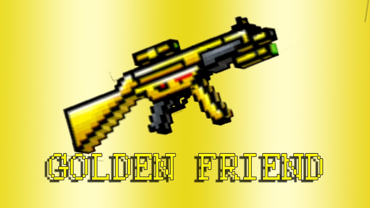 Pixel Gun 3D - Golden Friend [Review] / Золотой Друг Обзор - YouTube