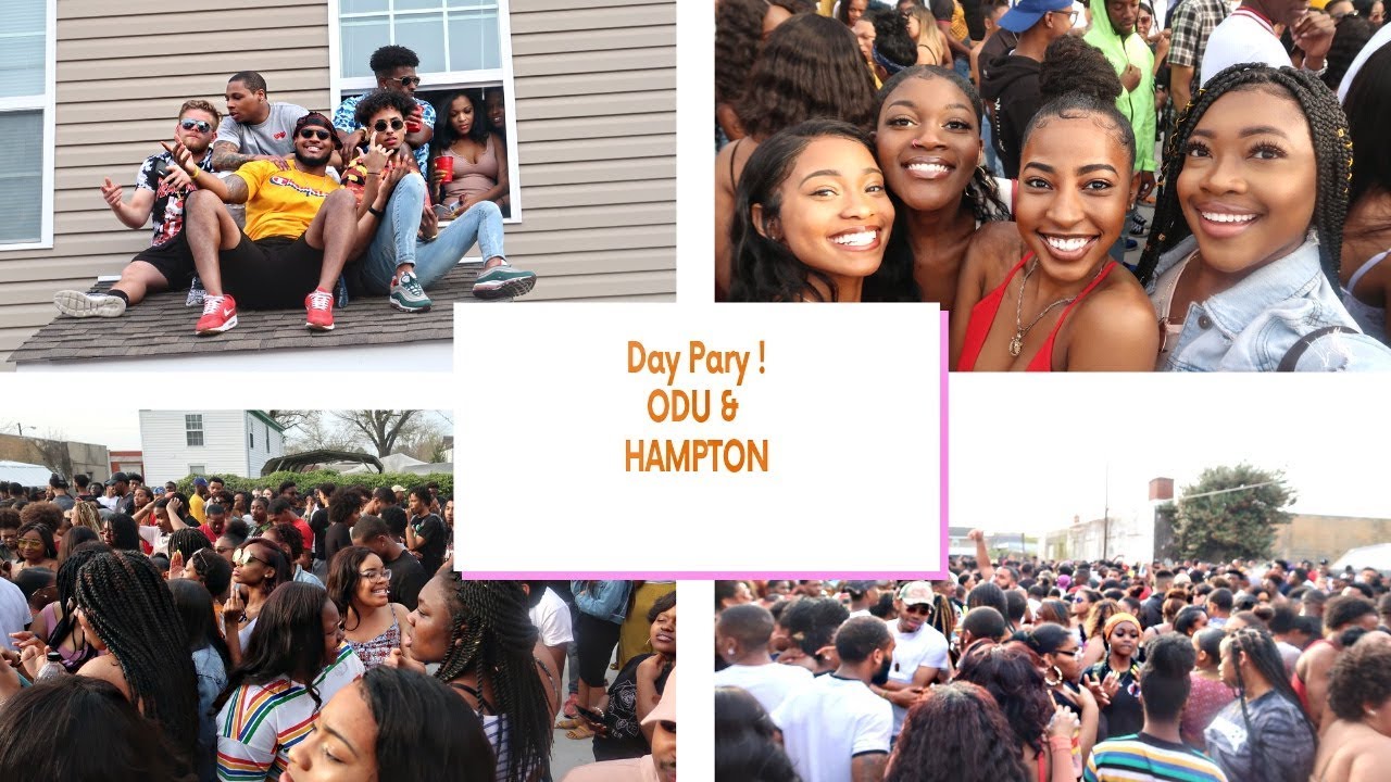 HBCU Day Parties Vlog | ODU & Hampton University - YouTube