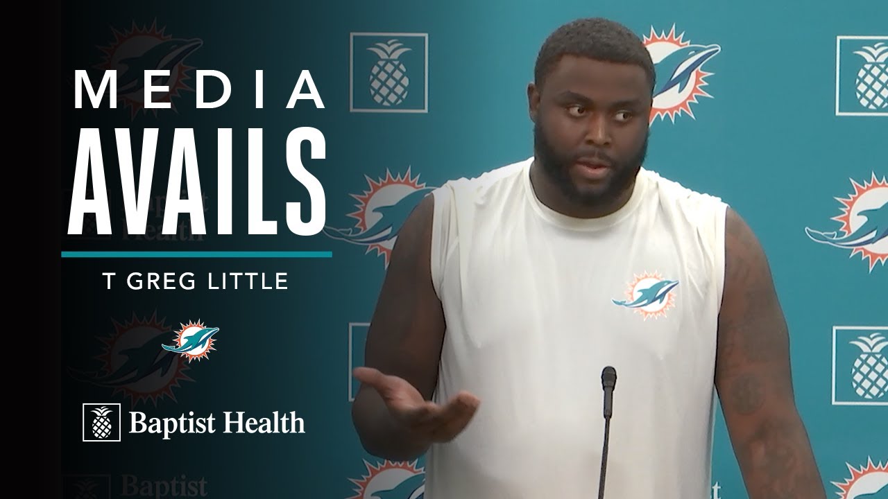 Greg Little meets with the media - September 8 | Miami Dolphins - YouTube