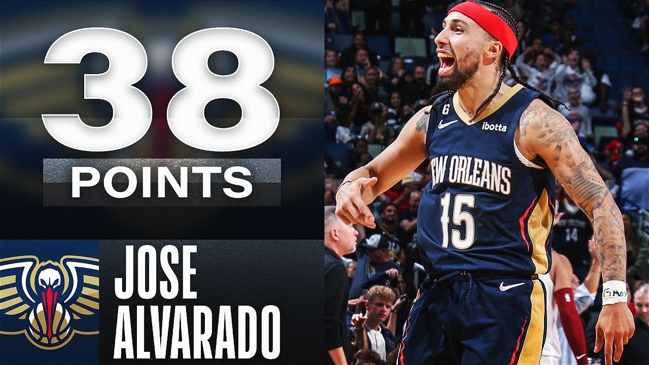 Jose Alvarado Scores A Career-High 38 Points! | December 4, 2022 - YouTube
