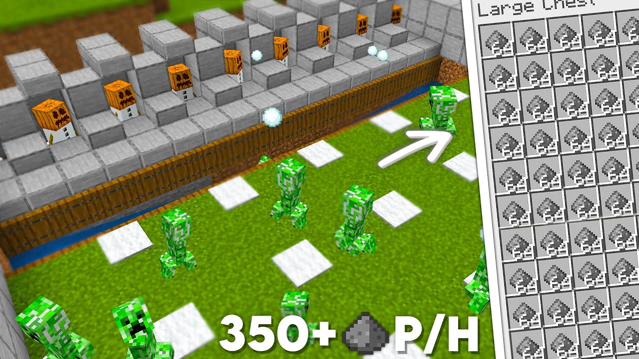 Minecraft Easy Creeper Farm 1.21+ | Best 1.21 creeper farm tutorial ...