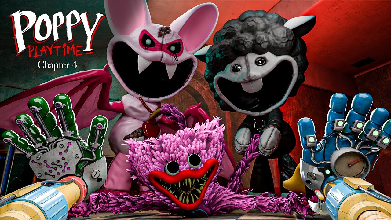 Poppy Playtime: Chapter 4 - NEW smiling critters + (Gameplay 6) - YouTube
