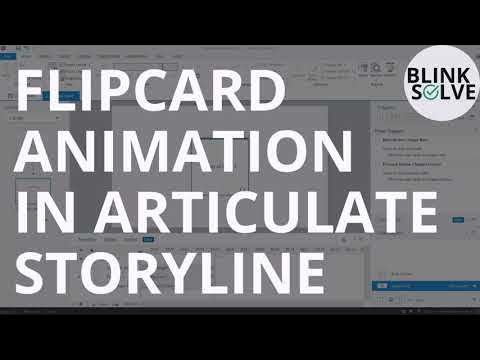 Flipcard Animation in Articulate Storyline 360: Step-by-Step Tutorial | BlinkSolve Tutorials ...