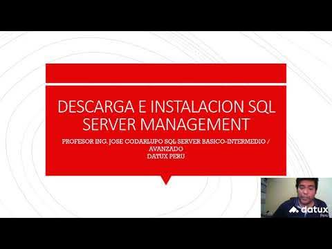 Cómo instalar y configurar SQL Server - DATUX - YouTube