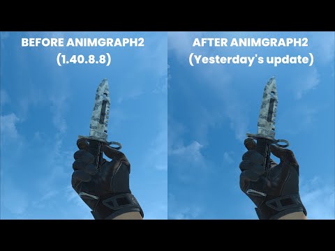 M9 Bayonet Animation Comparison