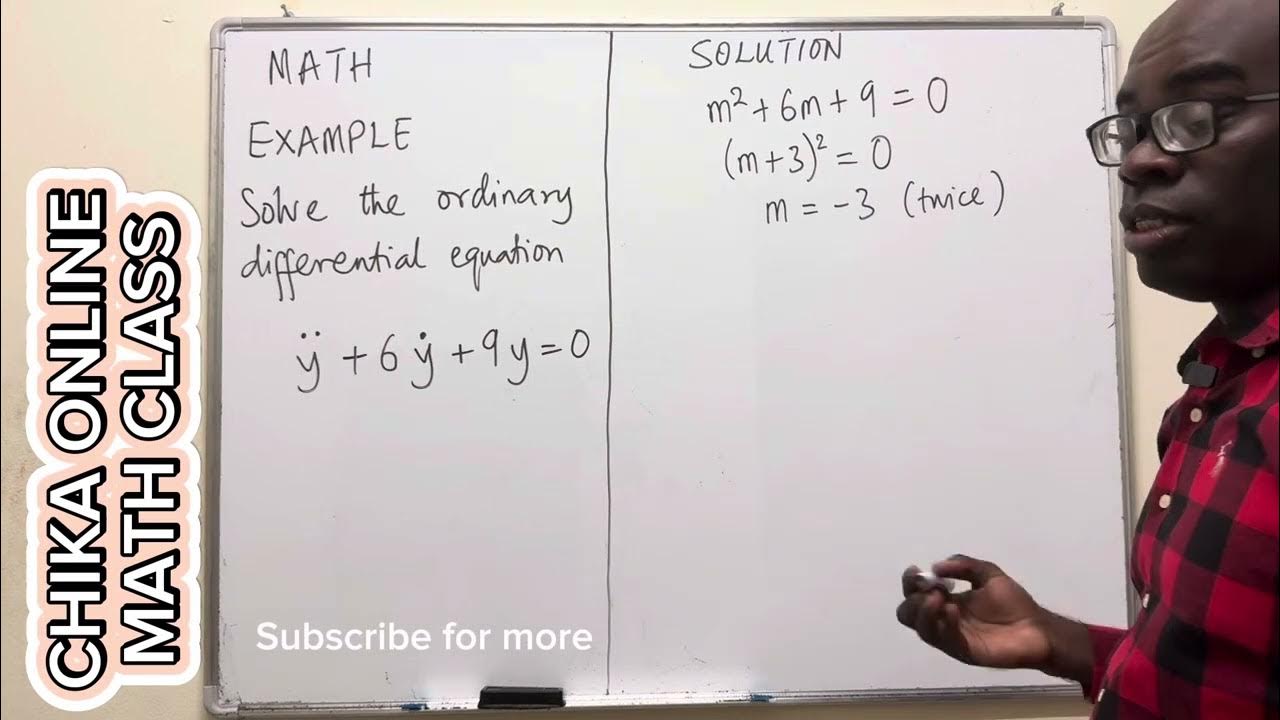 An Example on Finding the Complementary Function in an ODE (Repeated ...