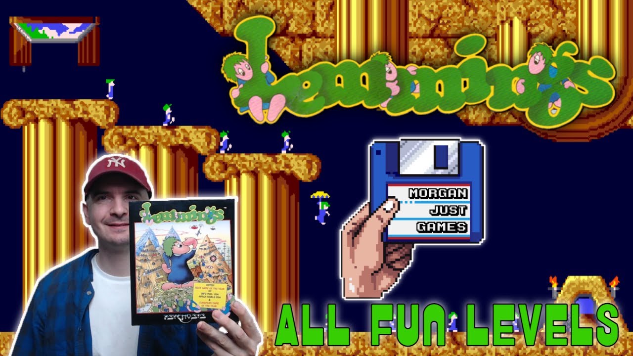 Lemmings - Amiga - Fun Levels Longplay - With Commentary - MJG - YouTube