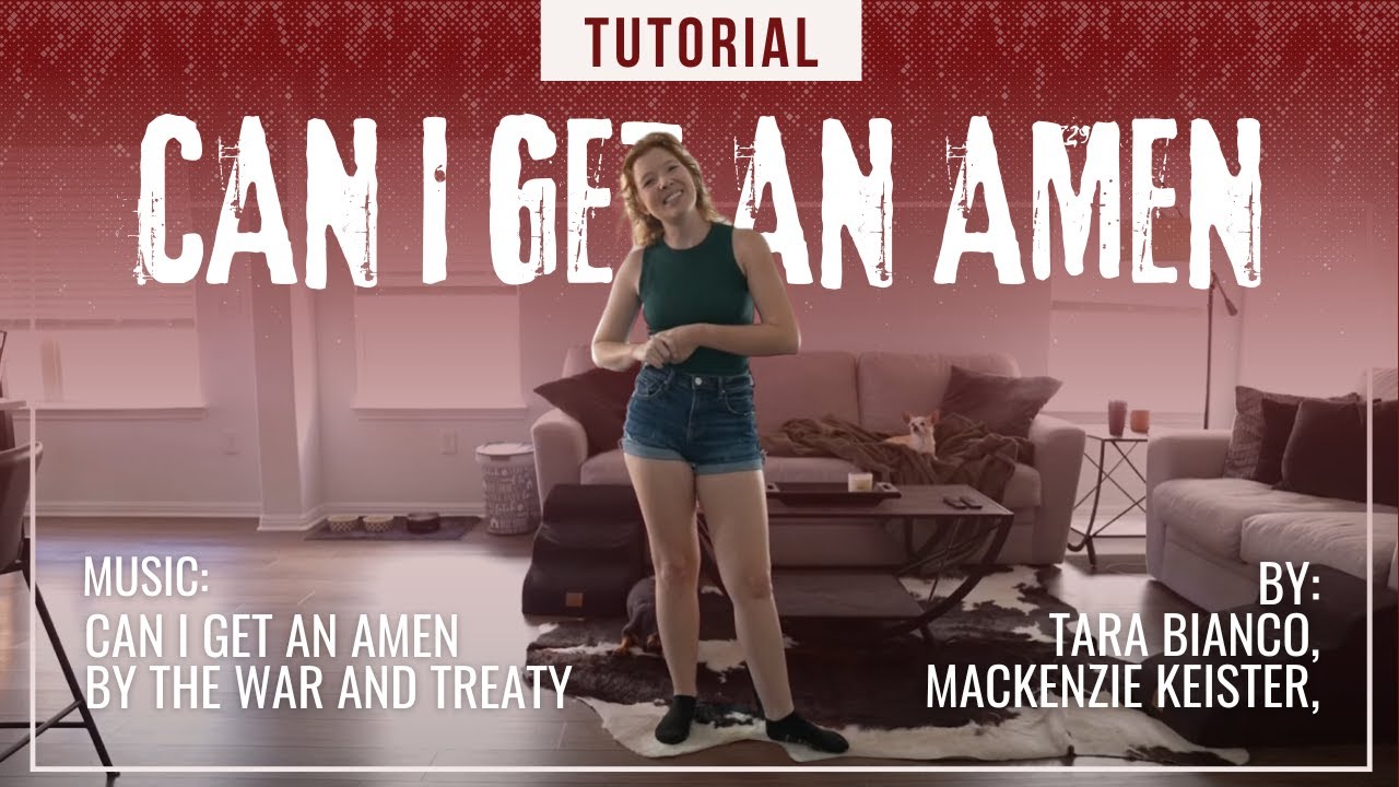 CAN I GET AN AMEN | Line Dance Tutorial - YouTube