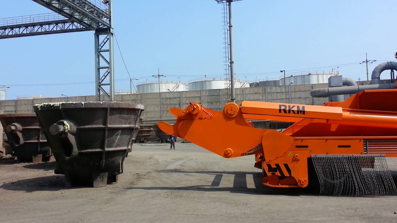 slag pot carrier(RKM-Korea) - YouTube