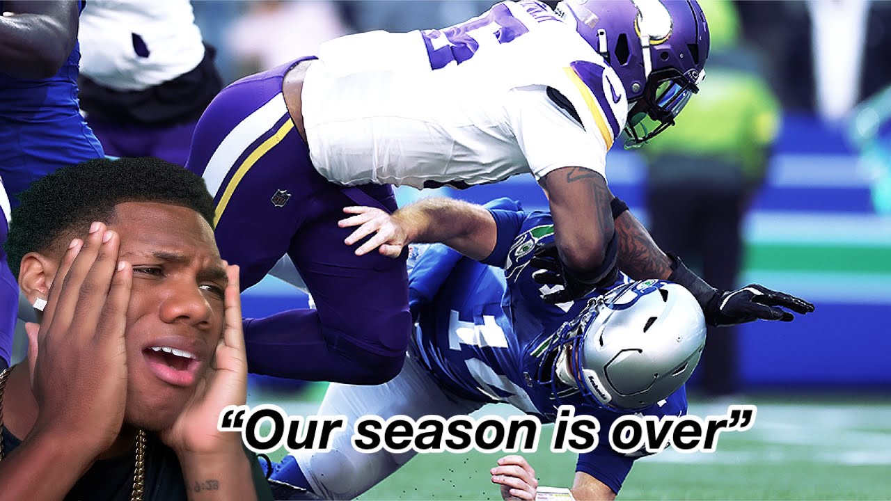 The Vikings put Sam Darnold through the ringer Seahwaks vs Viking - YouTube