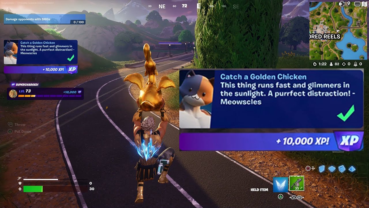 How to EASILY Catch a Golden Chicken Fortnite locations Quest! - YouTube