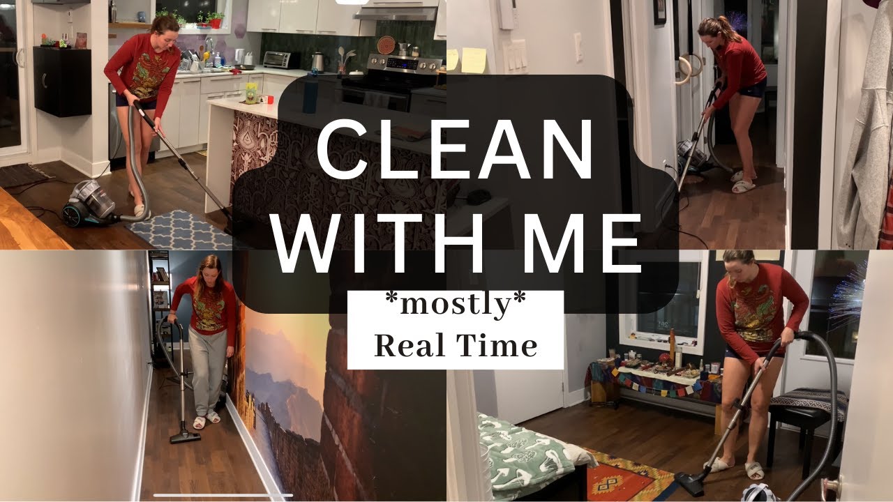 *mostly* Real Time Clean with Me | Cleaning Motivation | ASMR Clean - YouTube