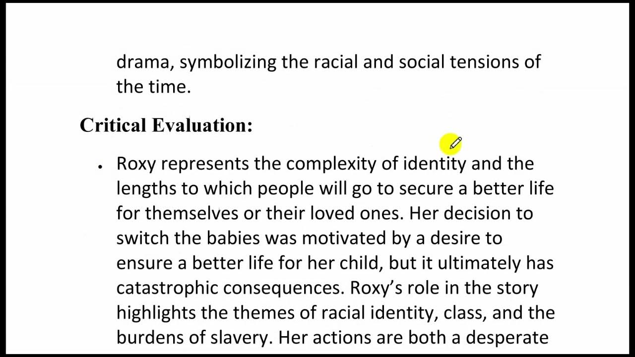 Chapter 05 Exam Perspective - Pudd'nhead Wilson - Mark Twain - Law and ...
